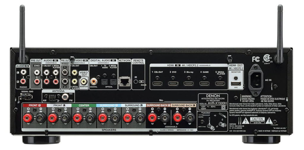 Denon AVR-X1500H Review (7.2 CH 4K AV Receiver) – Home Media Entertainment