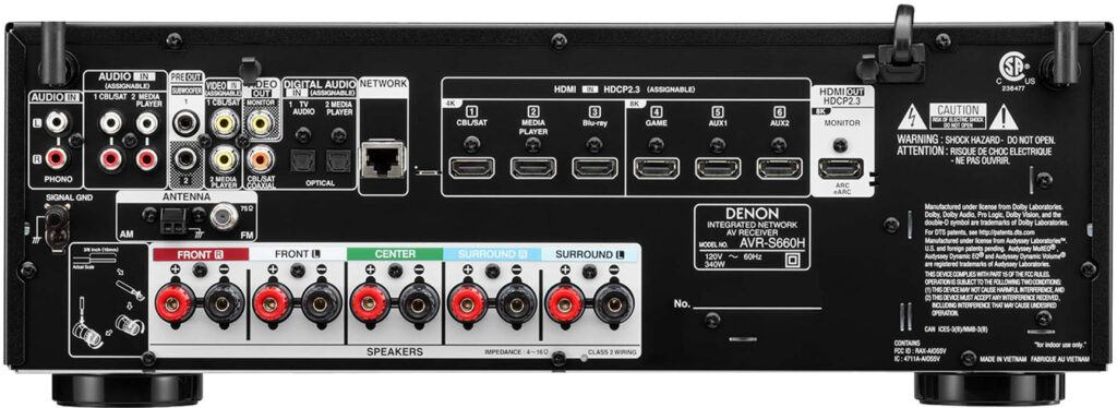 Denon AVR-S660H Review (5.2 CH 8K AV Receiver) – Home Media Entertainment
