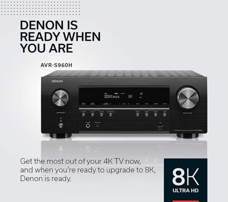 Denon AVR-S960H Review (7.2 CH 8K AV Receiver) – Home Media Entertainment