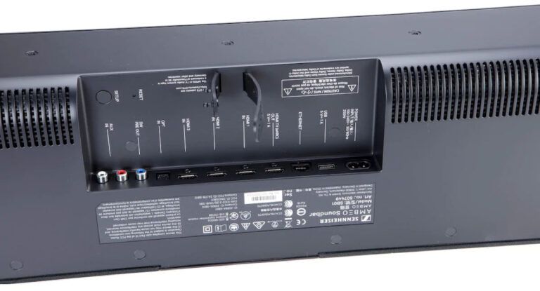 Sennheiser AMBEO MAX Review (5.1.4 CH Dolby Atmos Soundbar) – Home ...